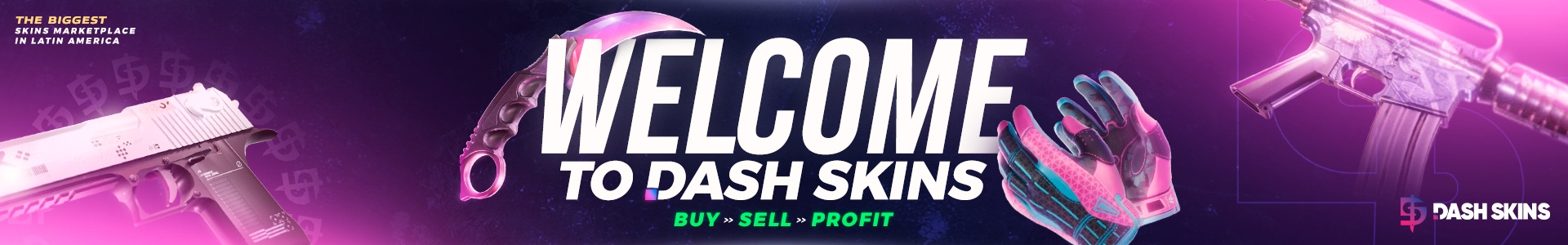 Dashskins.com.br - Buy and Sell CS2 Skins and Items