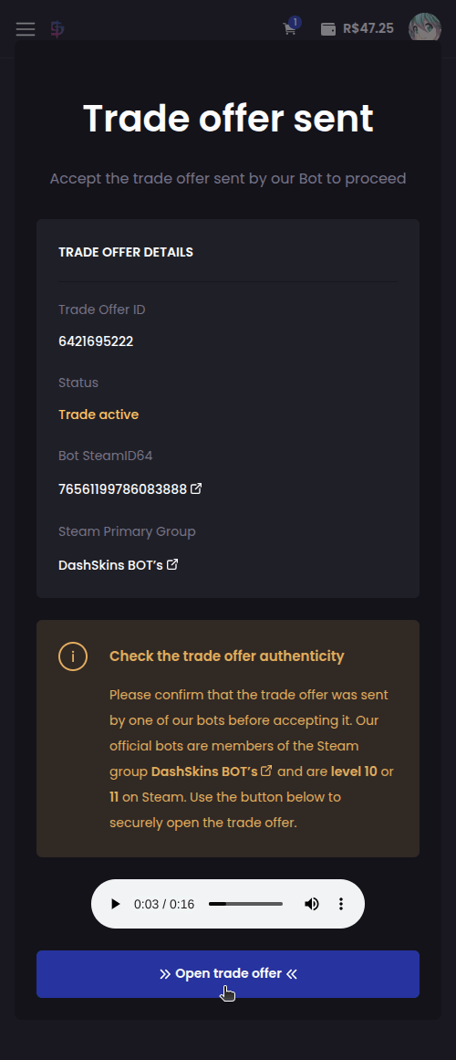 Dashskins.com.br - FAQ