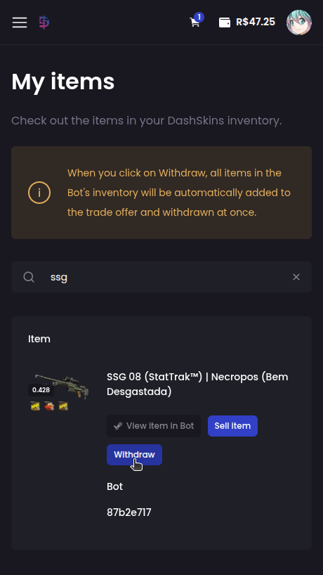 Dashskins.com.br - FAQ